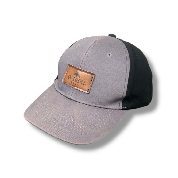 Patrón | Accessories | Patron Tequila Mens Hat Cap Snap Back Gray Black ...